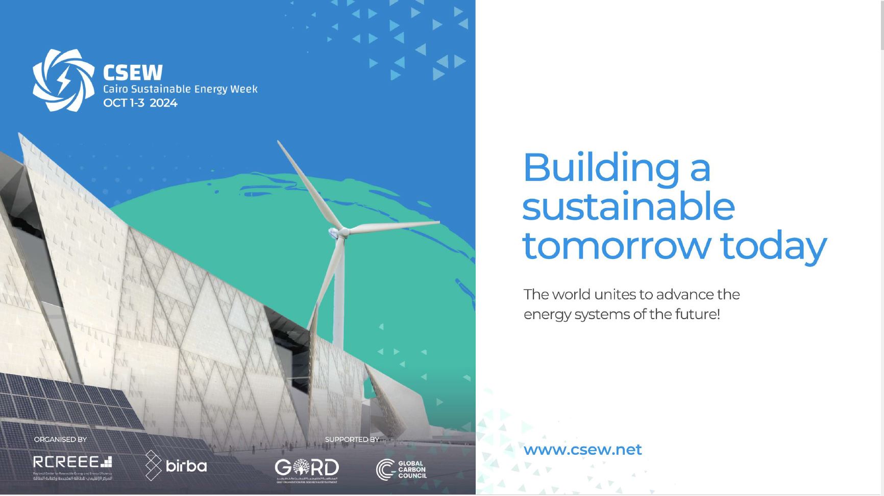 [UPCOMING] Cairo Sustainable Energy Week 2024 - Cool Up programme